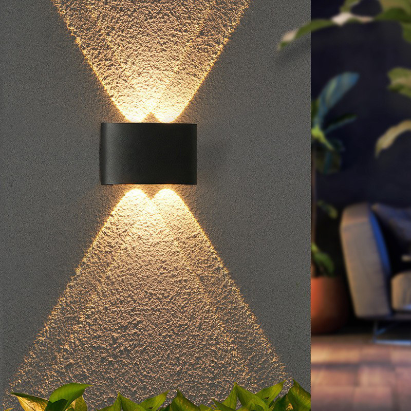Modern Simple Wall Lamp warm LED Aluminum Wall Lamp IP65 Outdoor ...