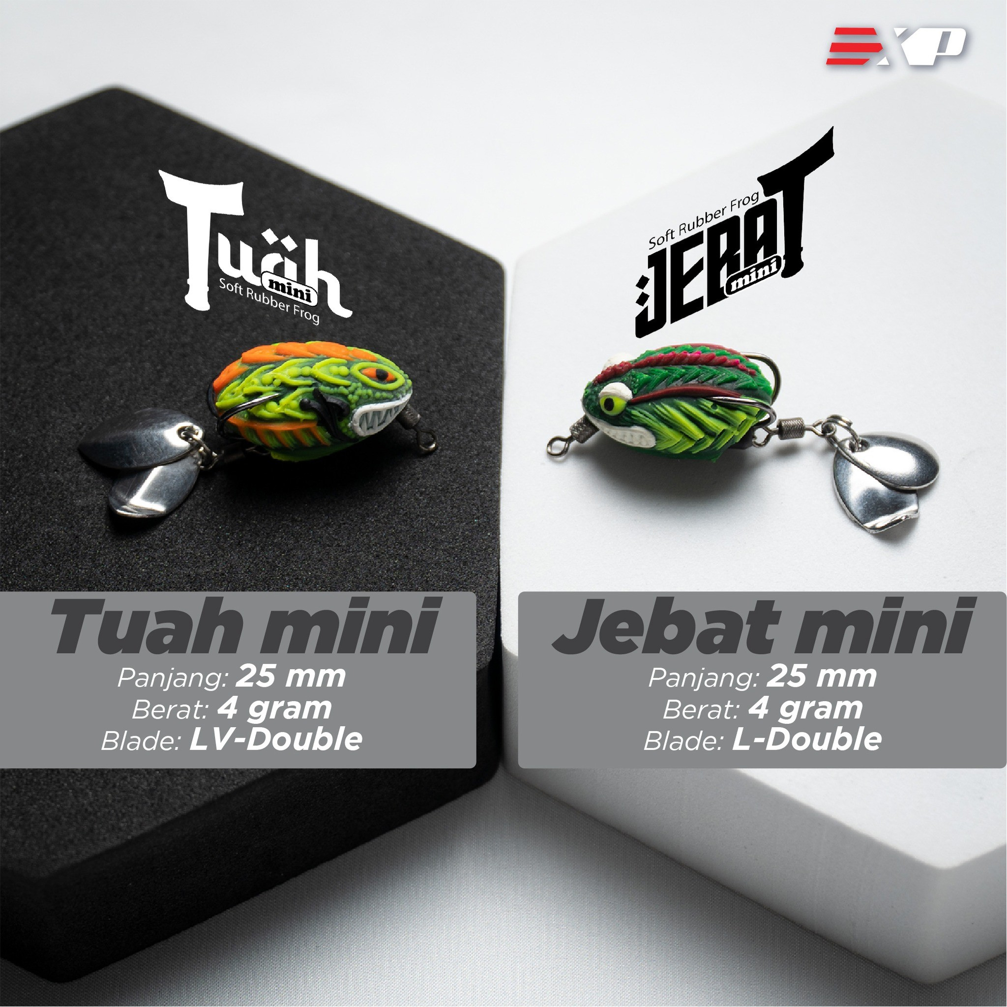 EXP TUAH / JEBAT / TUAH MINI / JEBAT MINI Soft Rubber Frog Expert For ...
