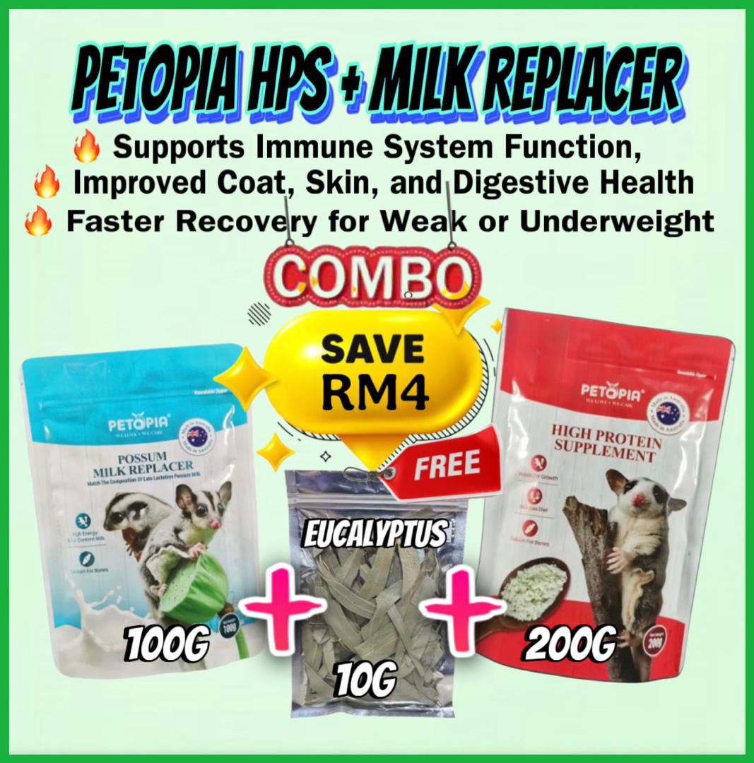 PETOPIA HPS High Protein Supplement PETOPIA Sugar Glider Food 100g And ...