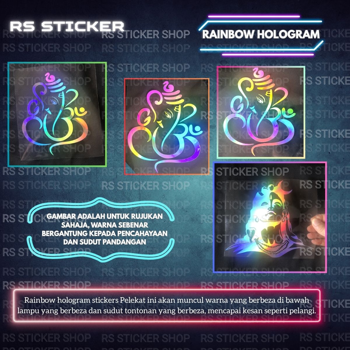 Ganesha Cutting Car Sticker I / RS 5004 | Shopee Malaysia