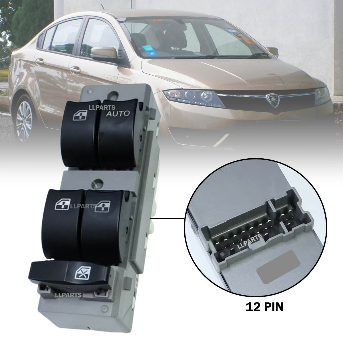 Original Proton New Persona Preve Iriz Suprima Power Window Main Switch ...