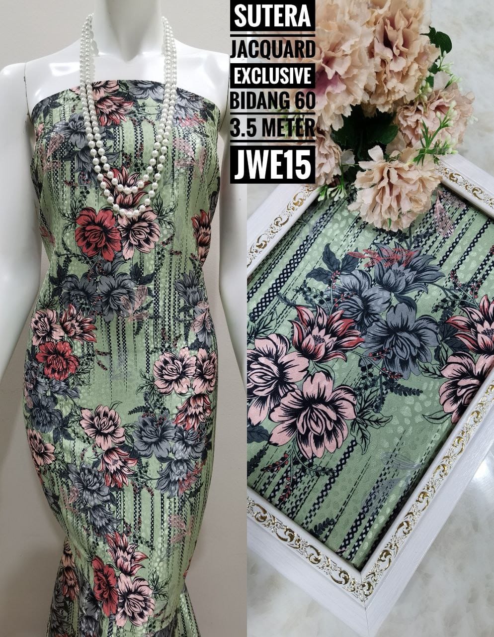 SUTERA JACQUARD PREMIUM EXCLUSIVE CORAK BARU NEW ARRIVAL SUTERA PREMIUM ...