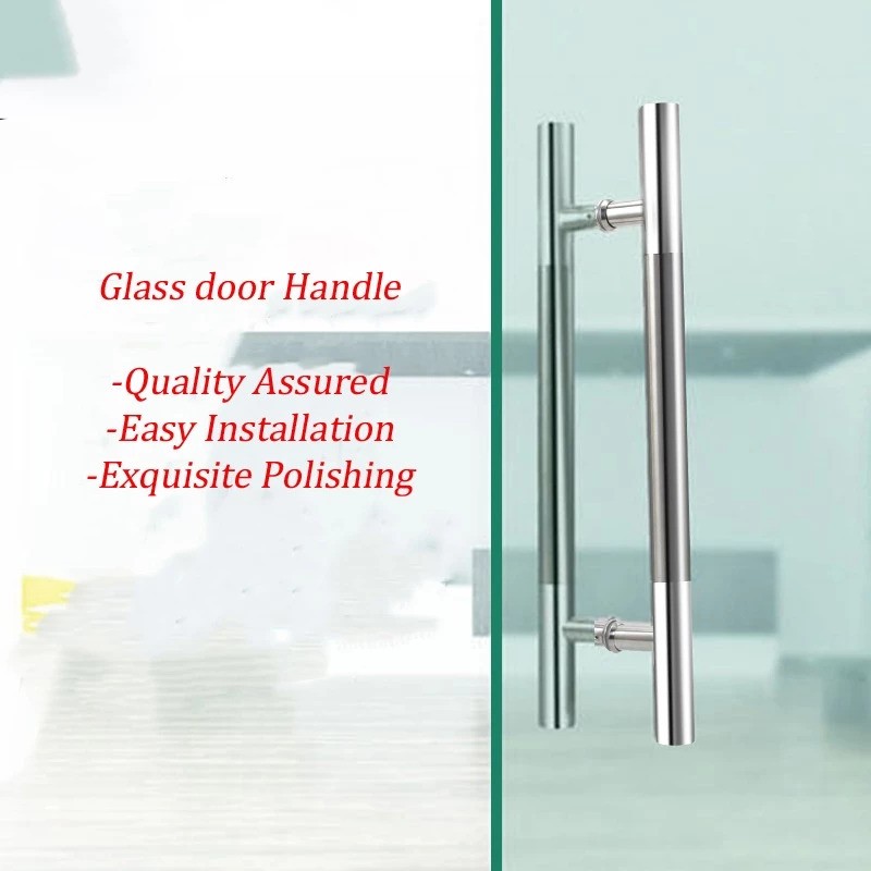 Stainless Steel H Shape Glass Door Handle – Office Glass Door Pull ...