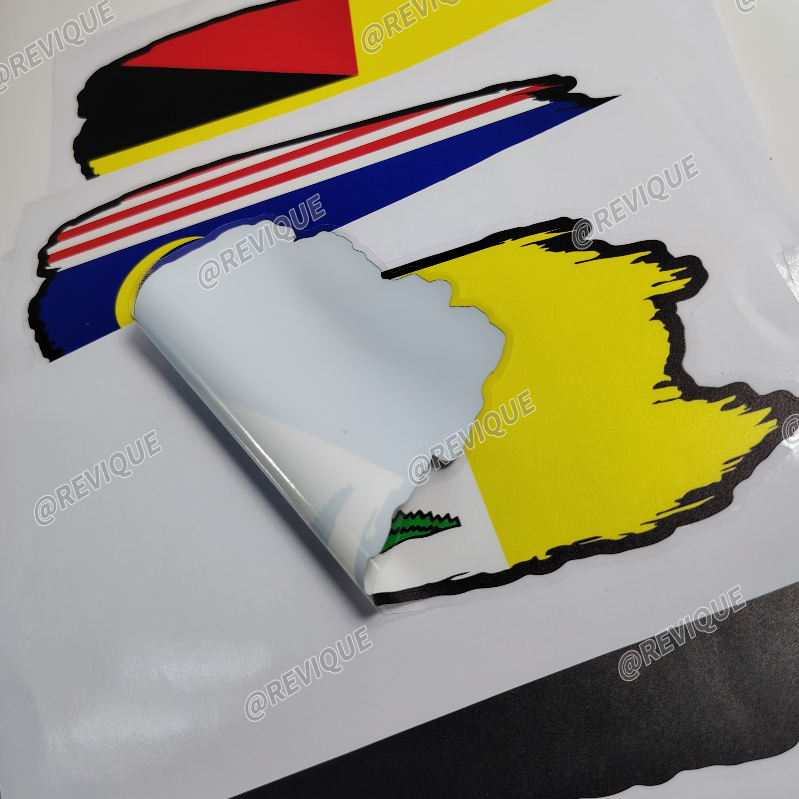 Sticker Bendera Malaysia 15 Negeri 15 States Malaysia Flag Sticker ...