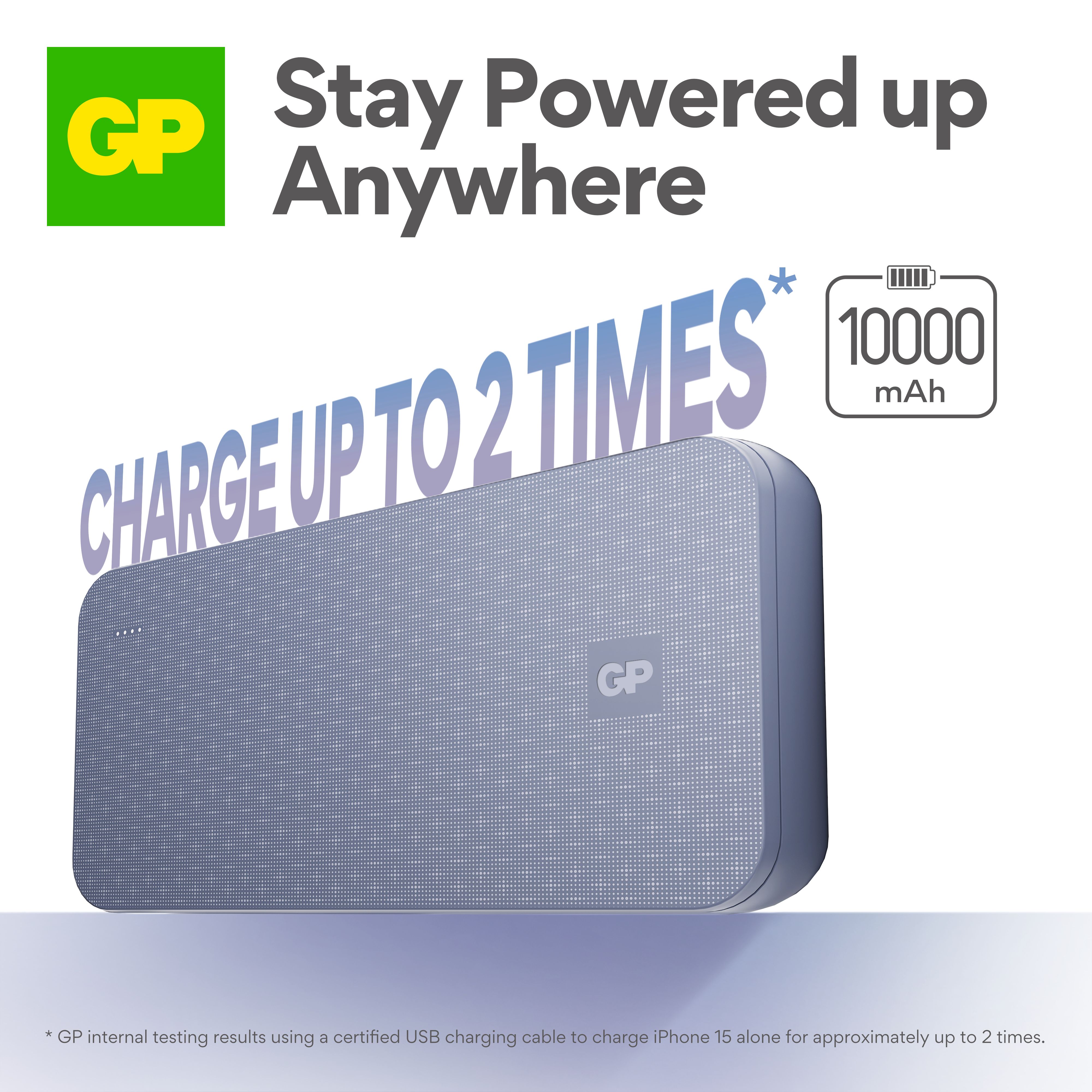 GP B+ Series PowerBank 10000mAh 15W Fast Charging Power Bank (Blue ...