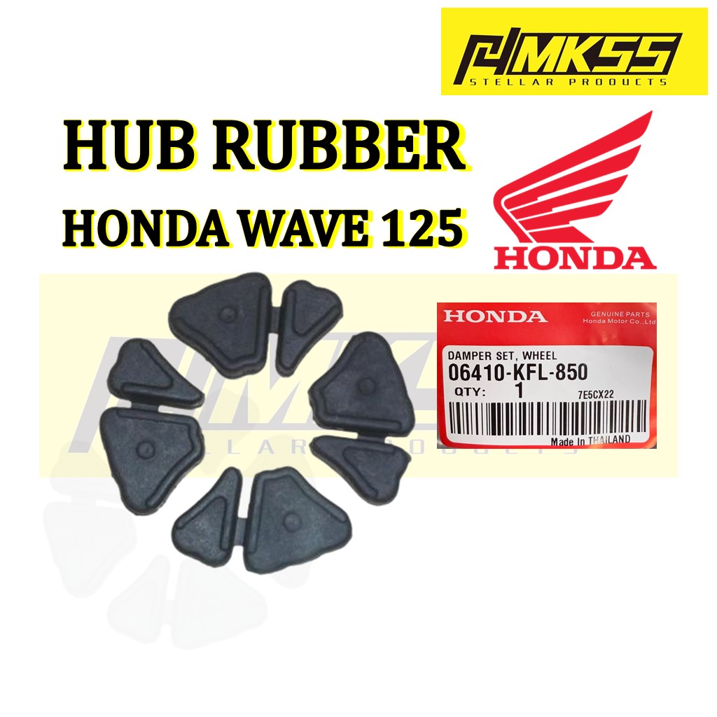 HONDA KWB Hub Rubber Honda Wave110 RS150 Dash110 Wave Alpha CX DX CBR Future DRUM / EX5110 ...