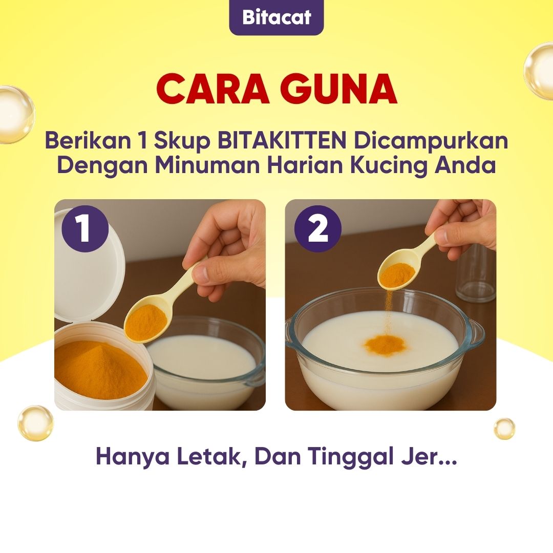 [BITACAT OFFICIAL STORE] Bitakitten Multivitamin Serbuk untuk Anak ...