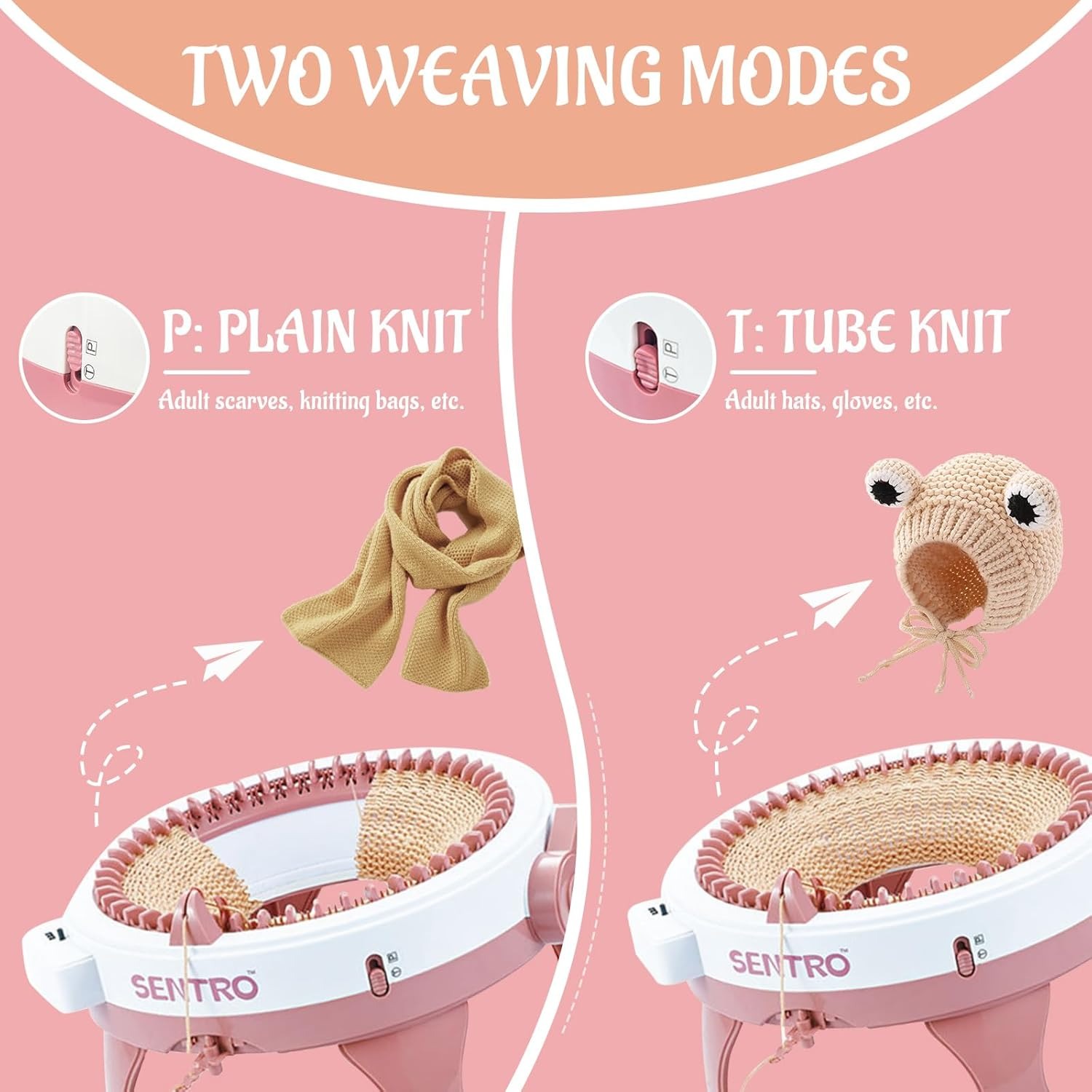 Knitting Machine 48 Needles Smart Knitting Loom Machine Automatic ...