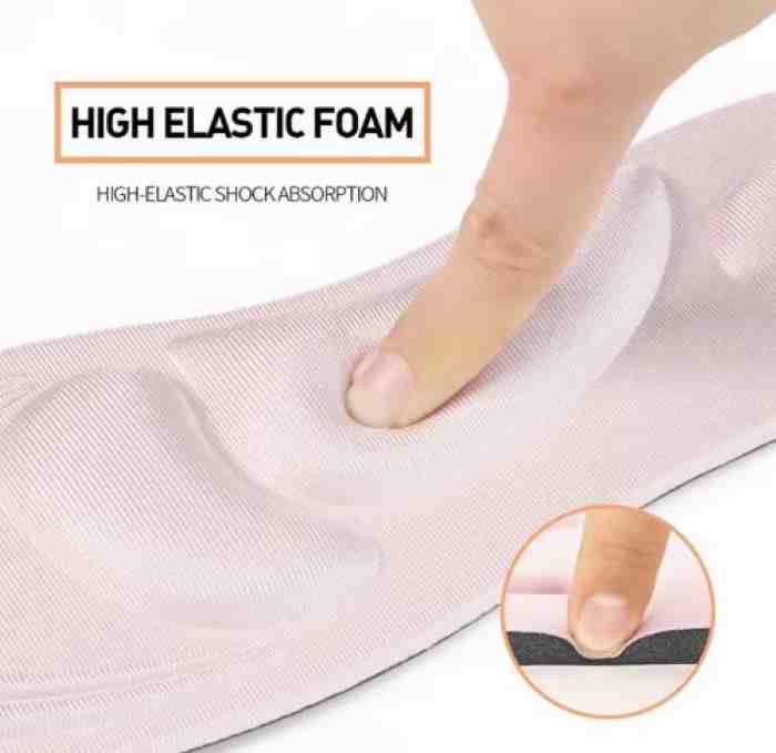 4D Memory Foam Orthopedic Insoles Soft Shoe Pad For Women Men Flat Feet ...