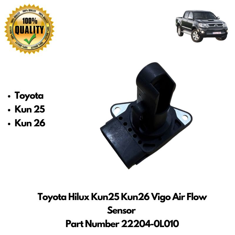 Toyota Hilux Kun25 Kun26 Vigo Air Flow Sensor 22204-0L010 | Shopee Malaysia