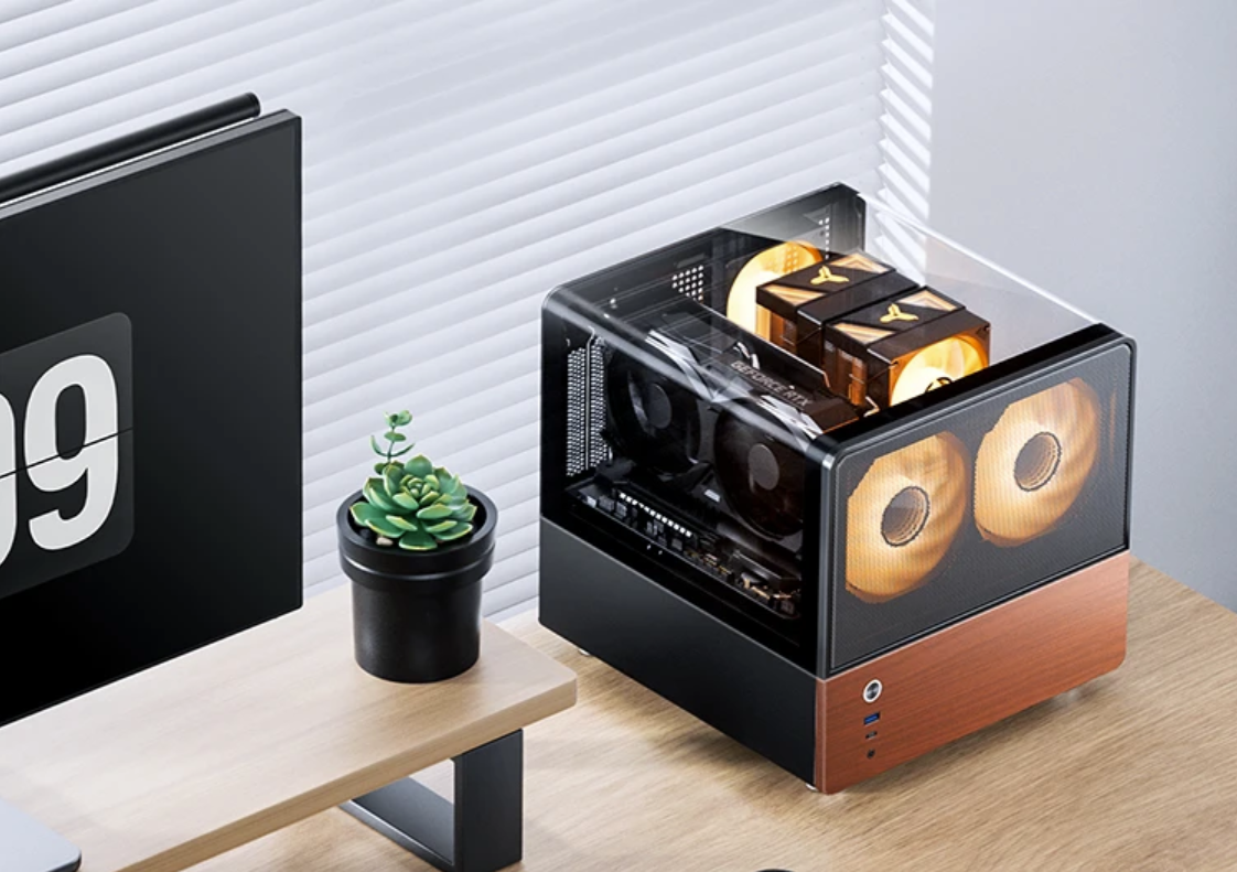 JONSBO V12 | BLACK / WHITE | 270° HYPERBOLIC SIDE VIEW GLASS | M-ATX ...