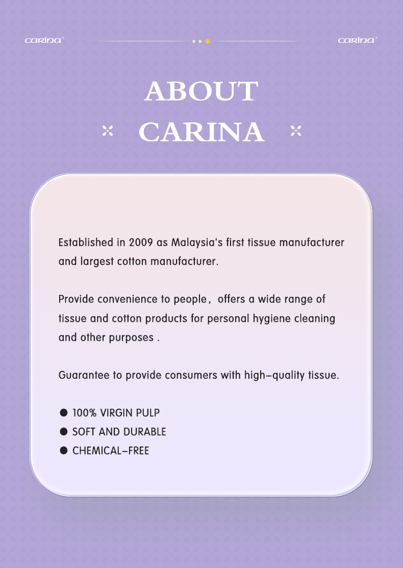 【6480sheets】Carina Tissue /Tisu Soft Facial Tisu 3ply 24pcs Non ...