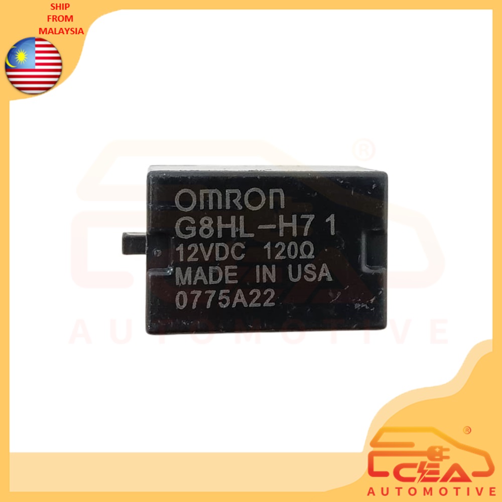 4PIN OMRON ( MADE IN USA ) ORIGINAL HEAD LAMP POWER RELAY 20A 4 PIN 12V ...