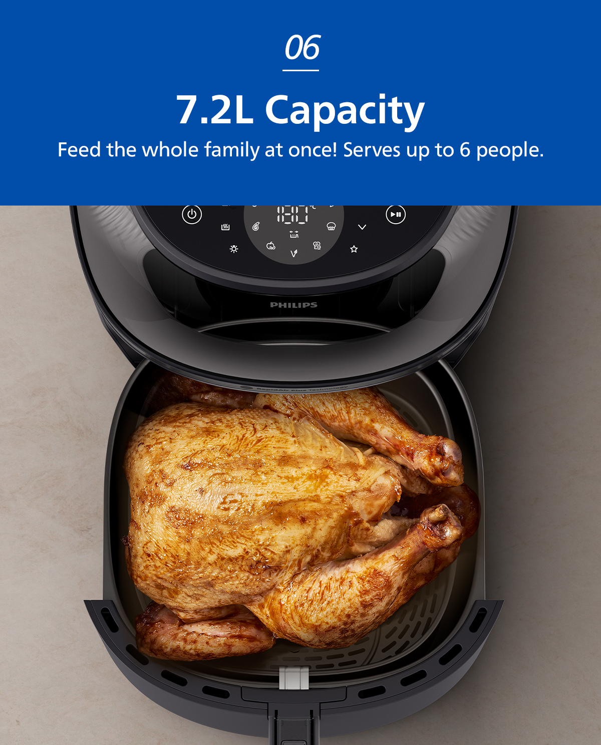 Philips NA342 | 16-in1 Airfryer | 7.2L | RapidAir PLUS Tech - Faster ...