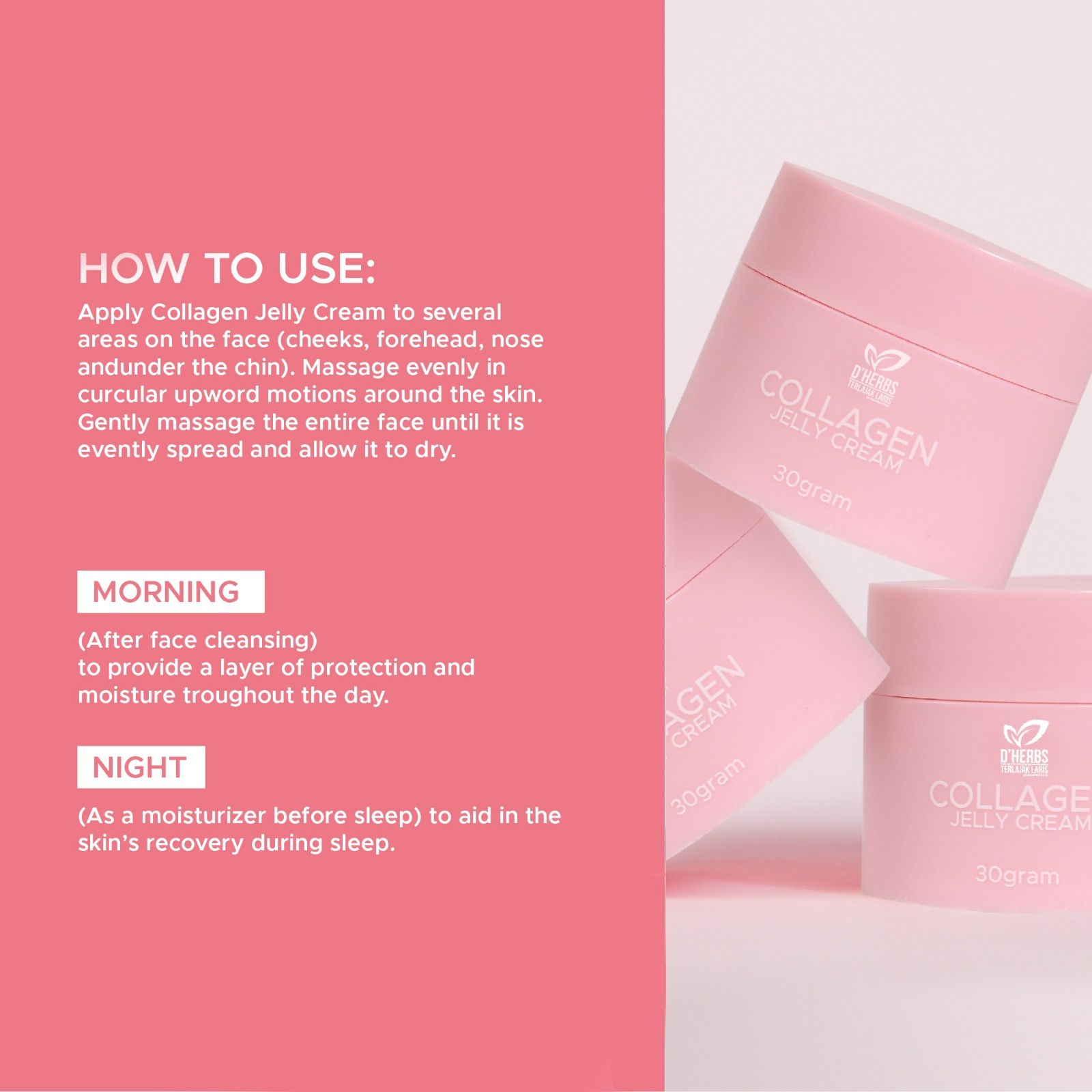 DHERBS COLLAGEN JELLY CREAM | Shopee Malaysia