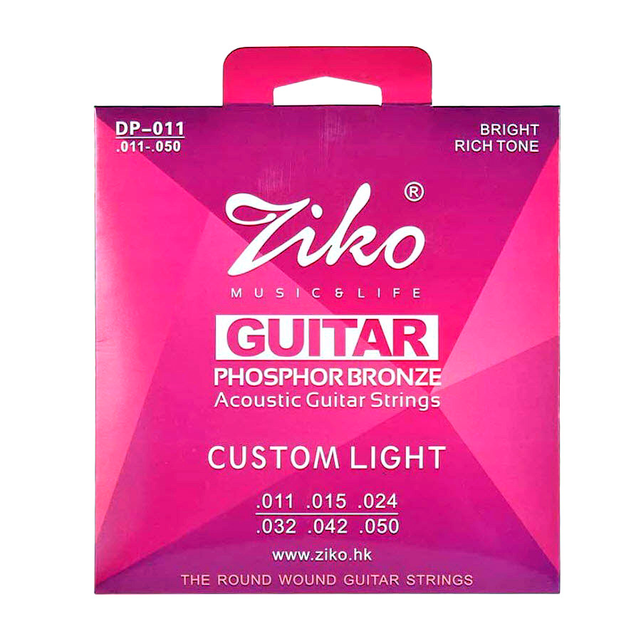 Tali Gitar Kapok Set #1 hingga #6 Ziko DP-010 Extra Light Acoustic ...