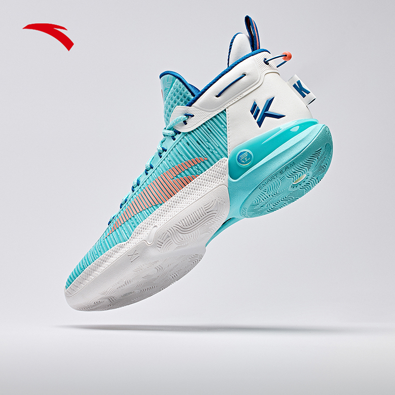 ANTA Men KT9 Basketball Shoes 1124B1101-1- Rinsing Blue/Paper White ...