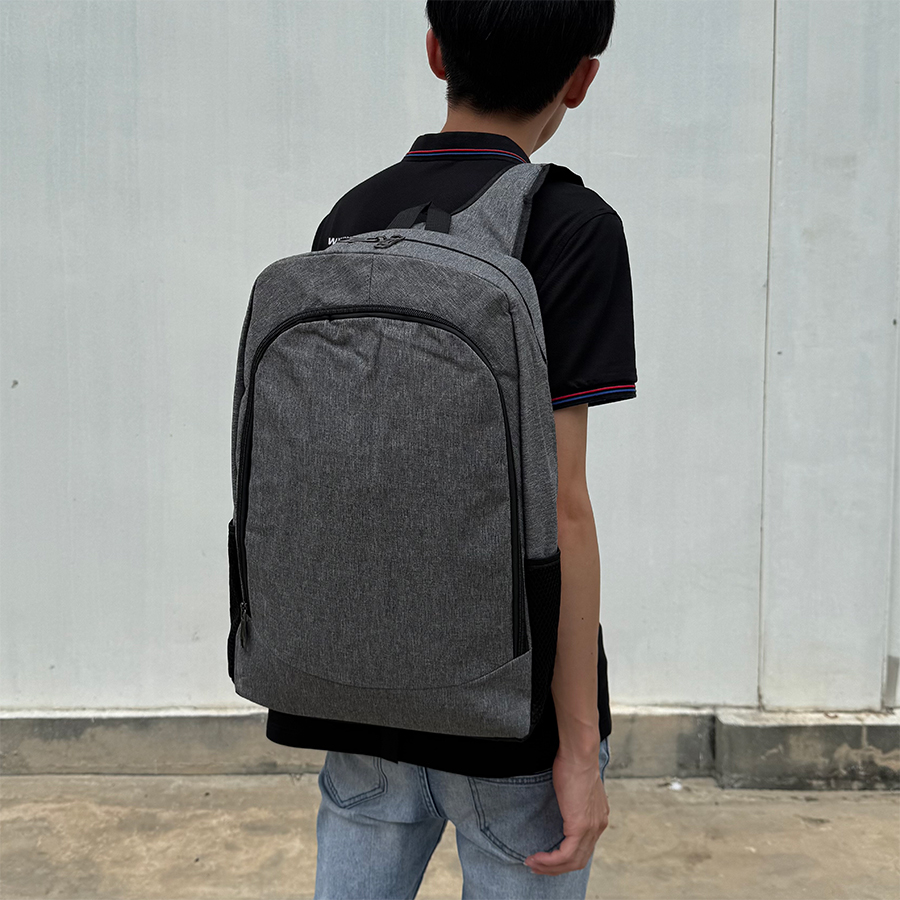 Fashion Backpack / Two Pocket Backpack / Backpack (Two Tone Polyester ...