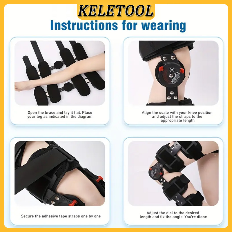 knee brace knee support knee brace support medical hinged immobilizer for knee injuries ...