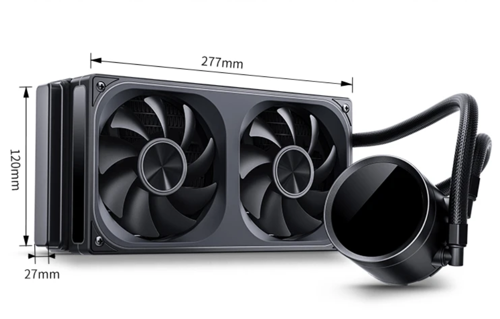 JONSBO TH240 ARGB | BLACK / WHITE | 240MM | CPU AIO LIQUID COOLER ...