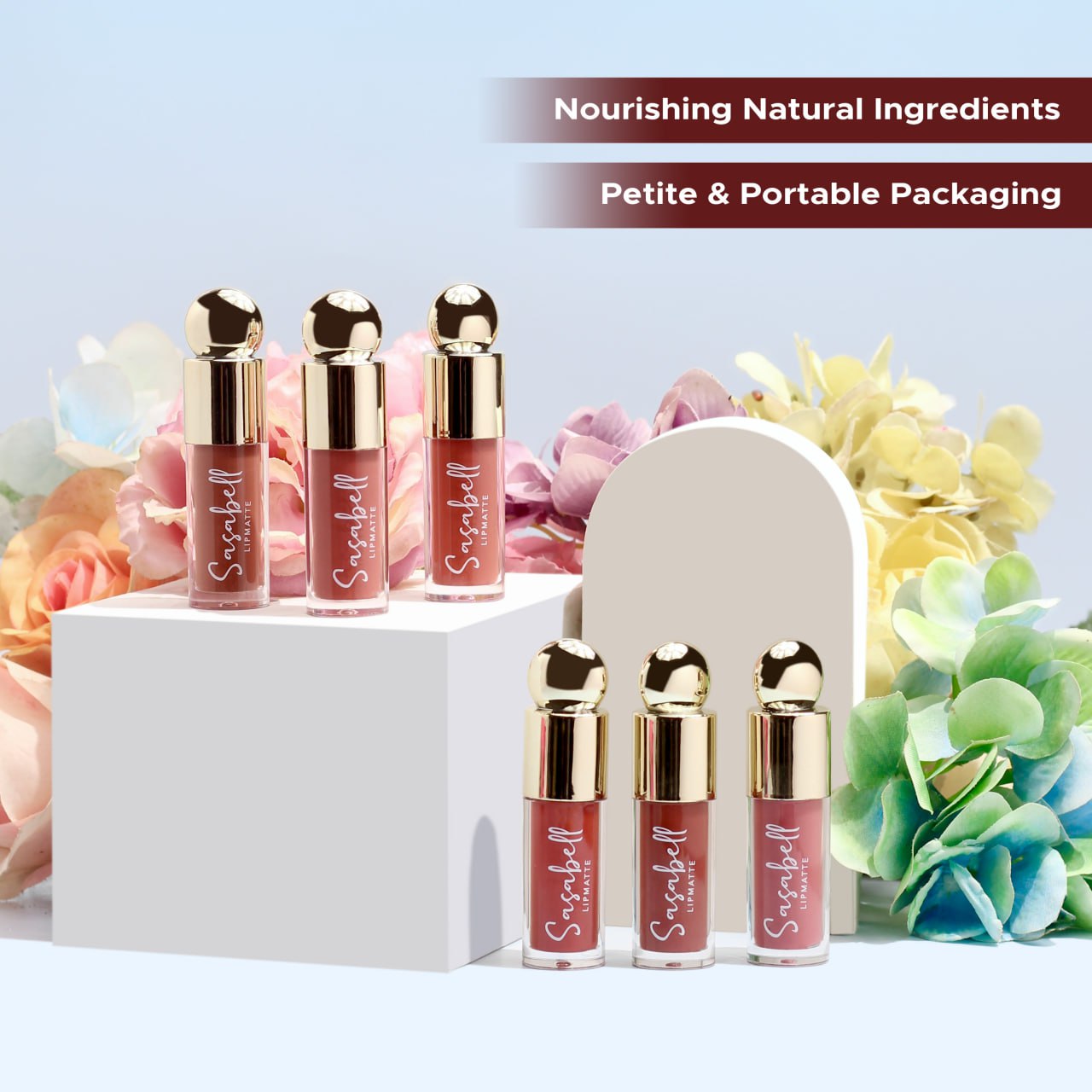 SASABELL LIPMATTE - Liquid Lipmatte 4ml, Soft Matte Long Lasting ...