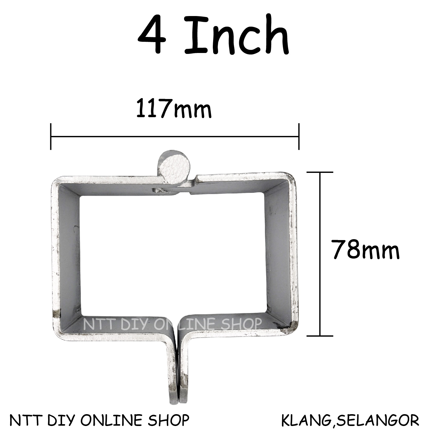 NTT DIY Heavy Duty Padlock Bracket Gate Lock Clamp [ Ready Stock ...