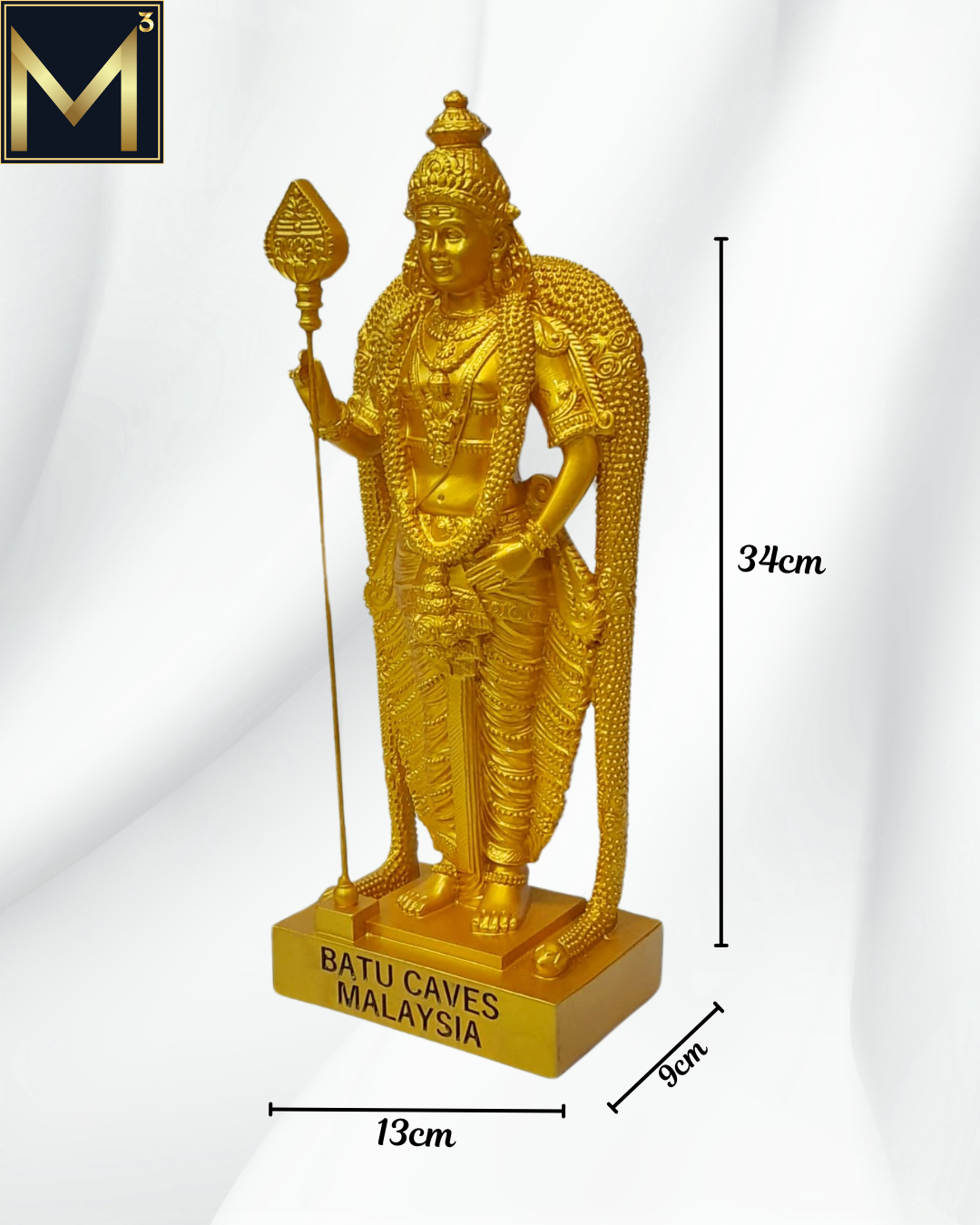 Big Golden Lord Murugan Statue/Decorative/Gift/Prayer | Shopee Malaysia