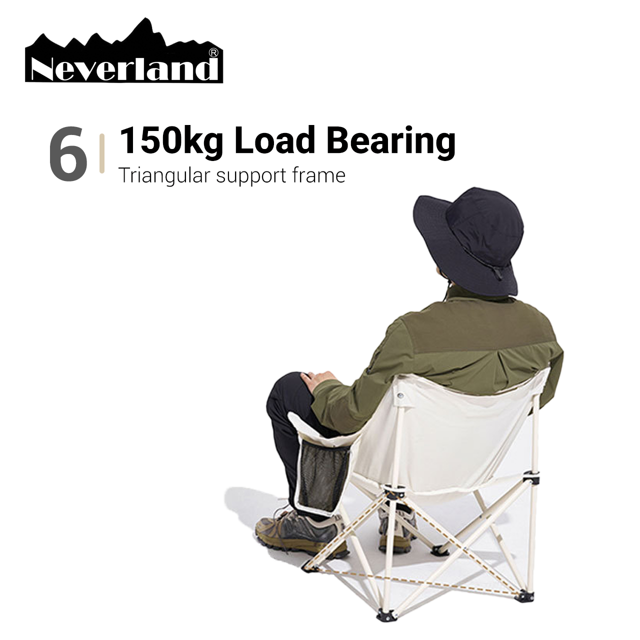 Foldable Healing Camping Chair Outdoor Portable Kerusi Lipat Healing ...