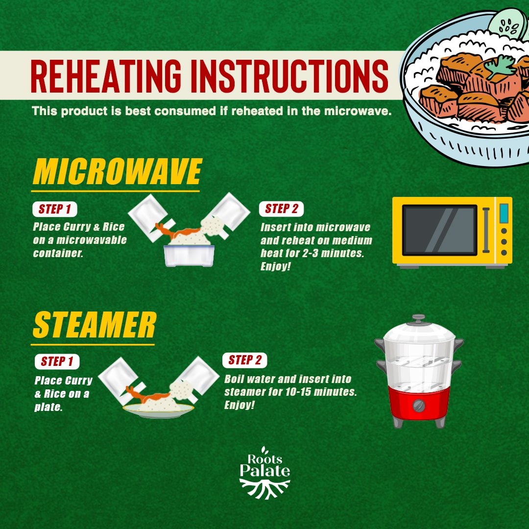 Nasi Lemak Vegetarian + Sambal Ikan Bilis - Boleh Microwave, Kukus ...