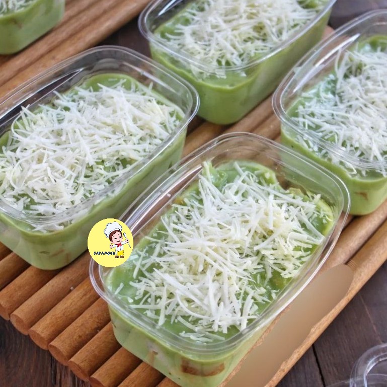 100Pcs/Pkt J092 - 300ml Plastic Cake Box with Lid Mousse Square Cake Box Dessert Box Fruit Kuih ...