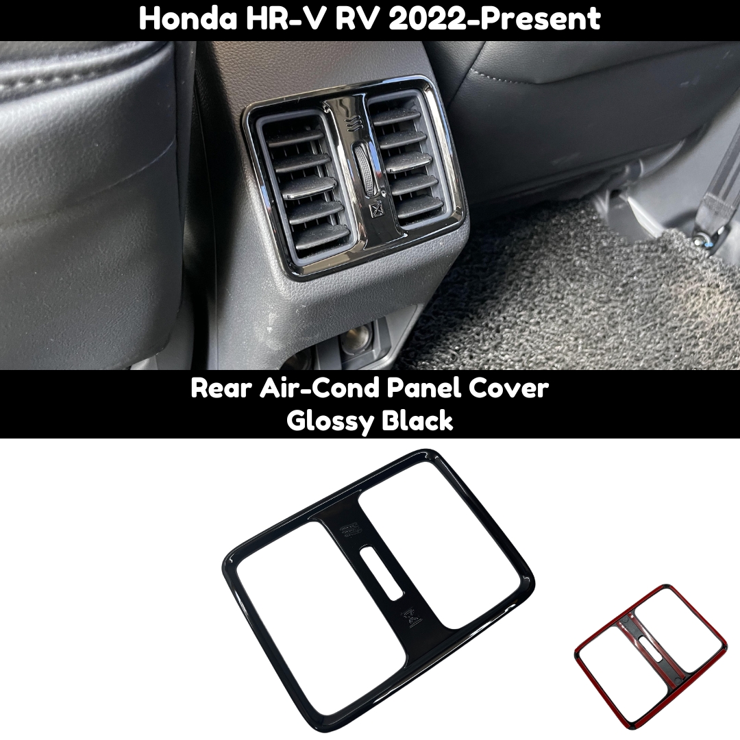 Honda HRV HR-V RV 2022-2025 Forged Carbon Trim&Glossy Black Rear ...