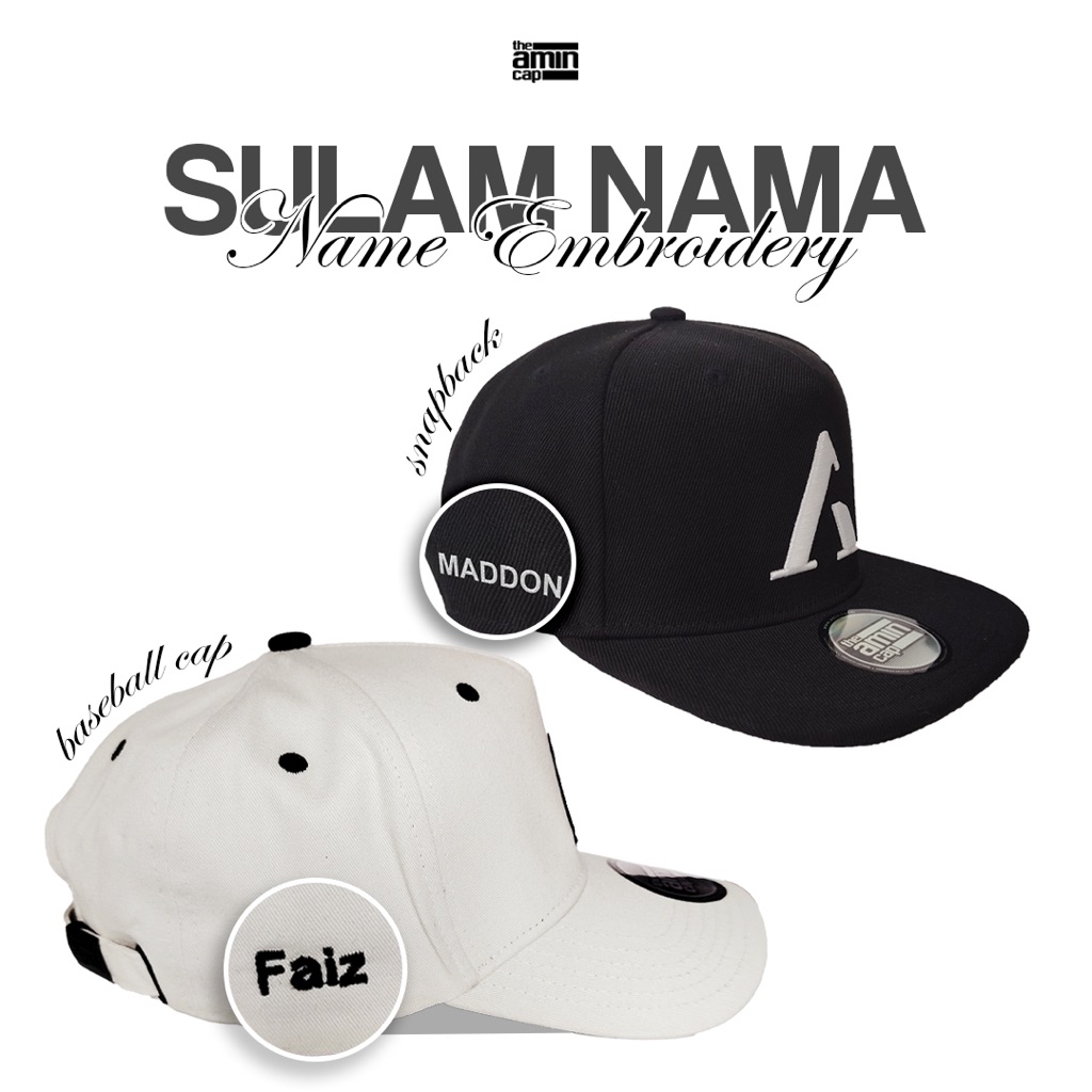 THE AMIN CAP CLASSIC SNAPBACK | Shopee Malaysia