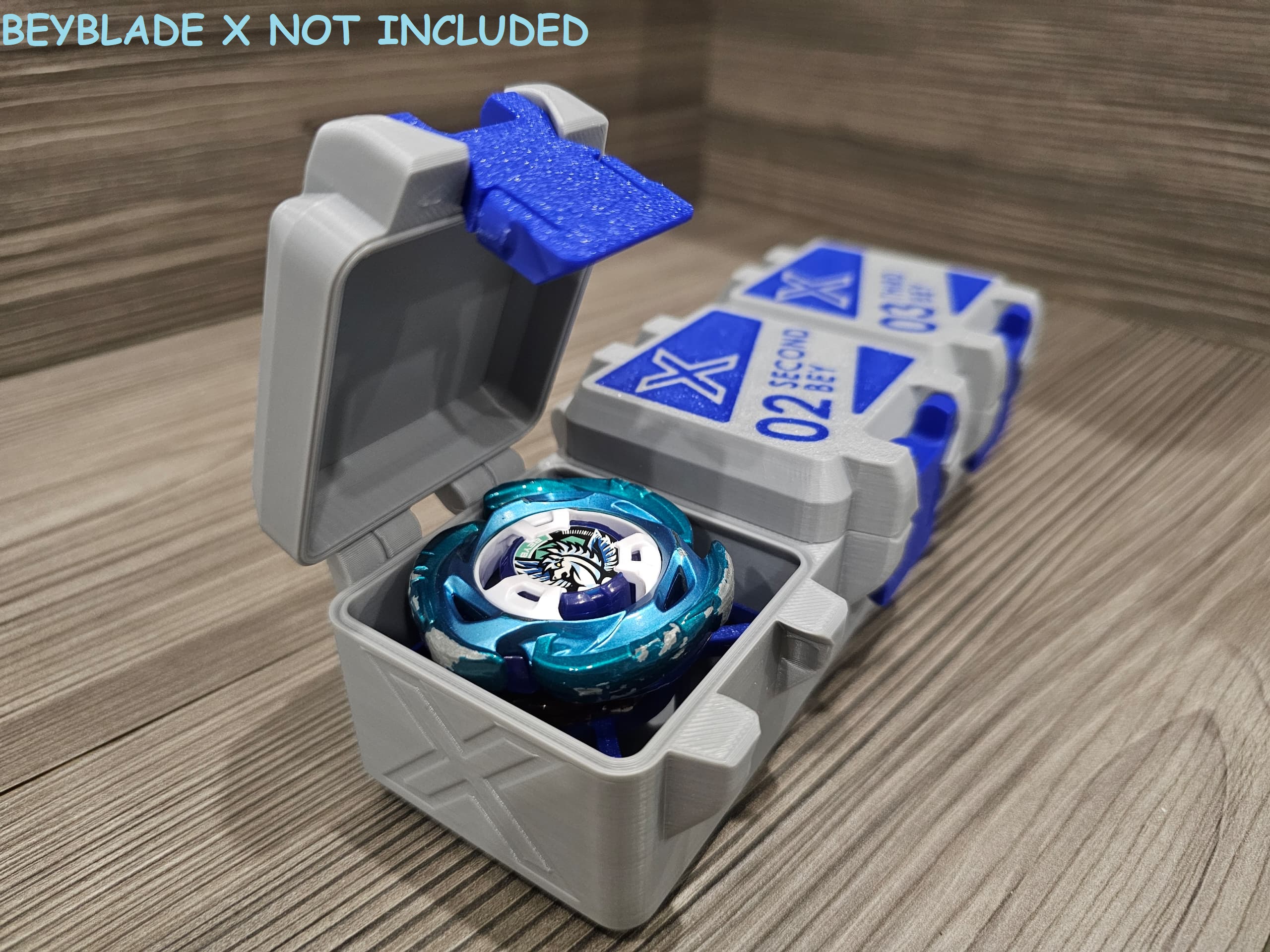 Beyblade X 3on3 Deck Case | Display Acrylic Box with Stand Dustproof ...