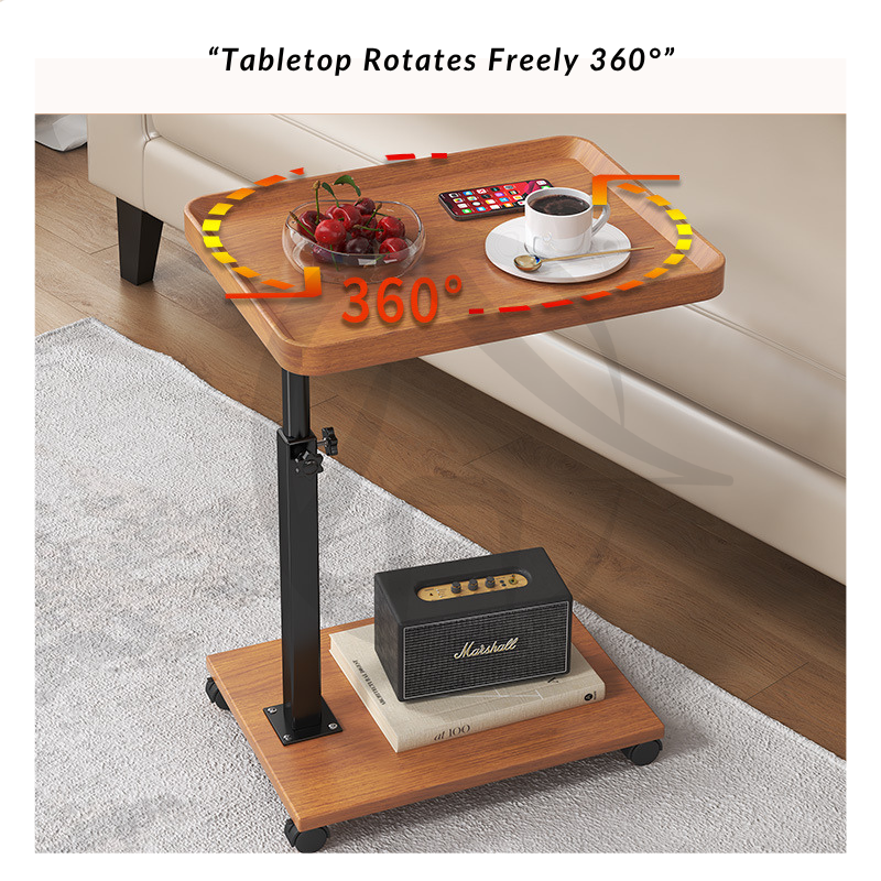 Modern Adjustable Height Trolley Moveable Multipurpose Living Room ...