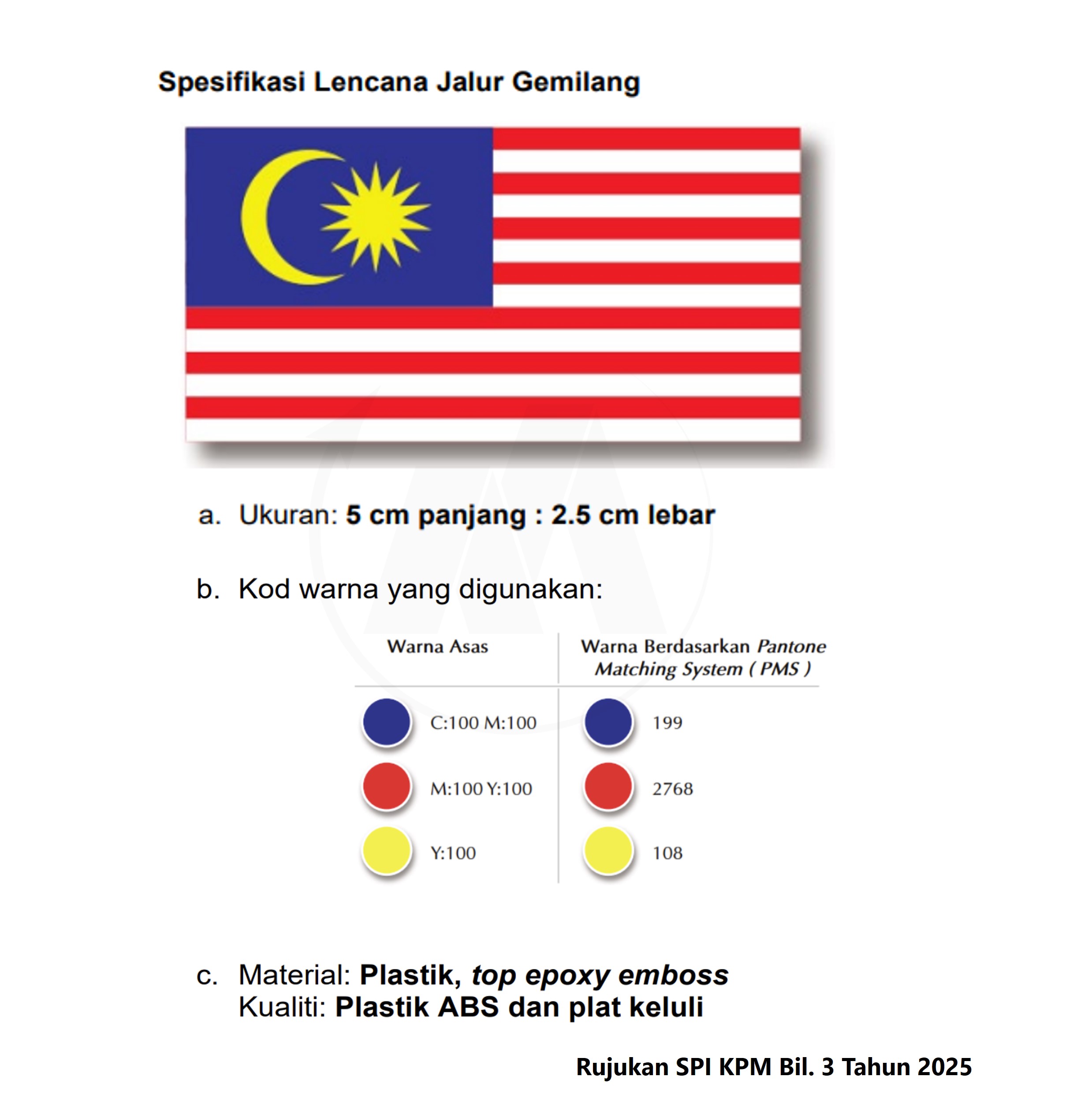 Lencana Jalur Gemilang Name Tag Pin - Malaysian Flag Magnet for School ...