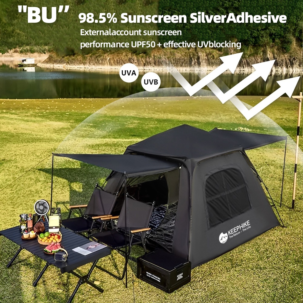 KEEPHIKE Automatic Tent Outdoor Foldable Sun-Proof And Rain-Proof Can ...