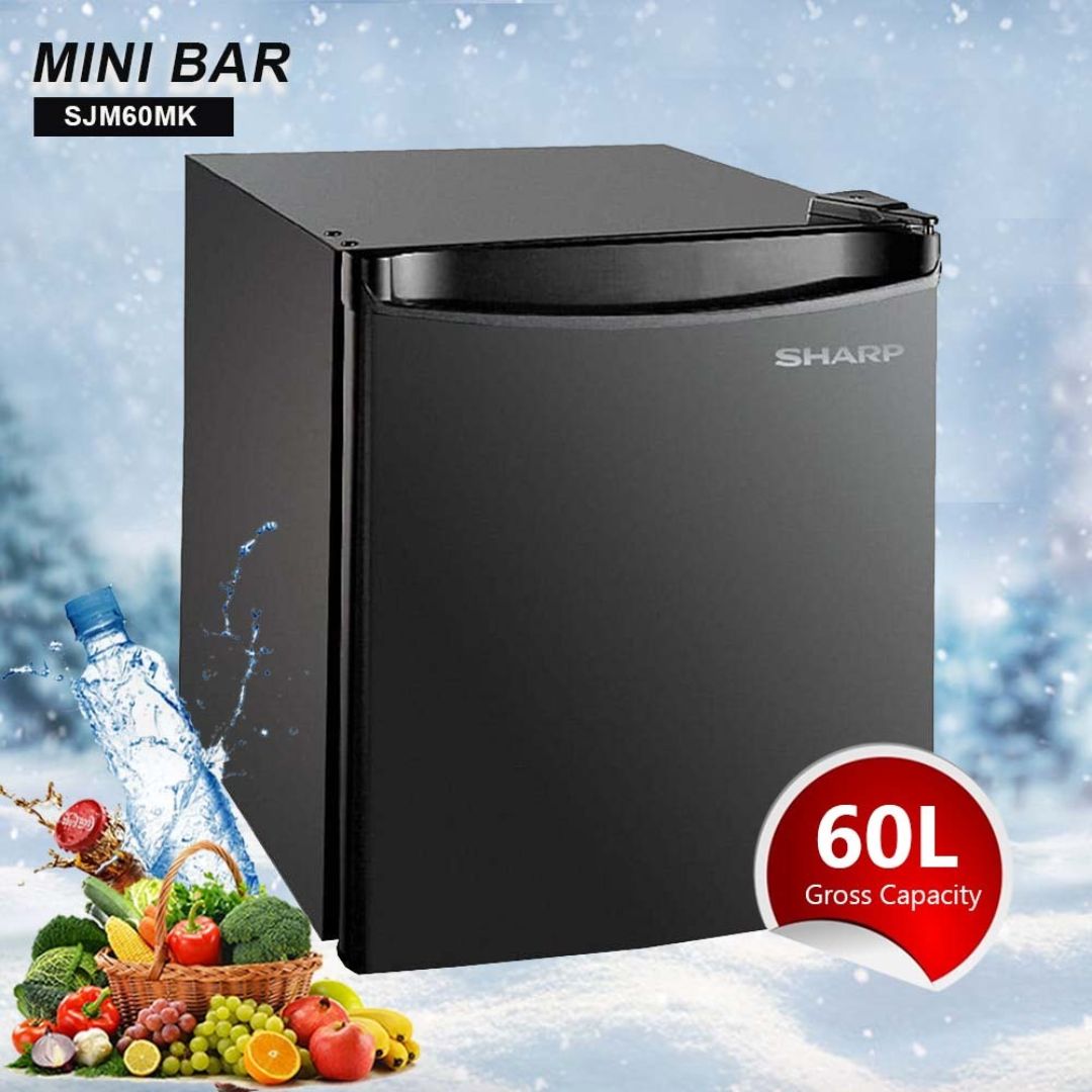 Sharp Peti Sejuk Kecil - Mini Bar Black (60 L) SJM60MK | Shopee Malaysia