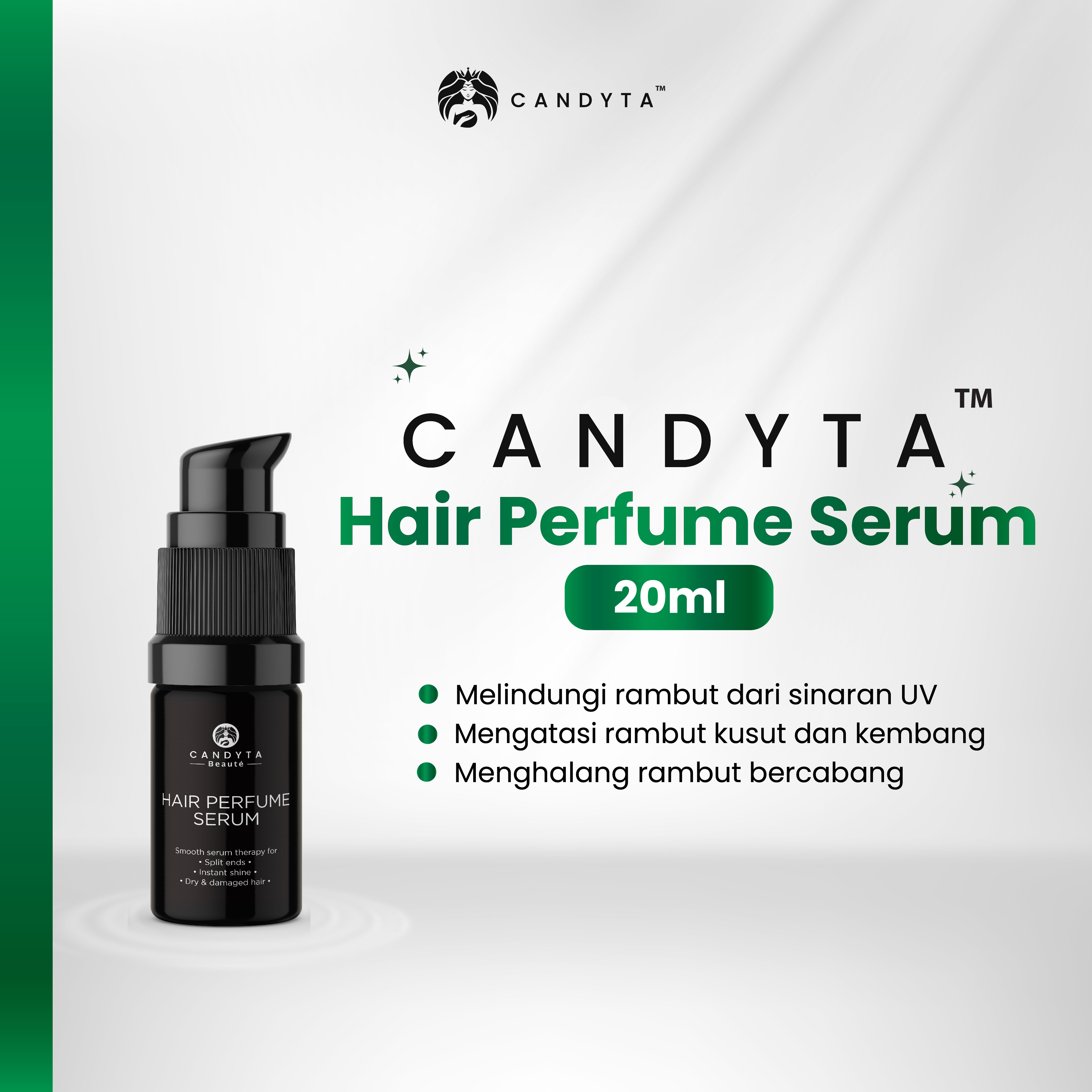 EXCLUSIVE BUNDLES CANDYTA PROMO | SHAMPOO 300ML, TONIC 100ML & SERUM 20ML | RAMBUT GUGUR ...