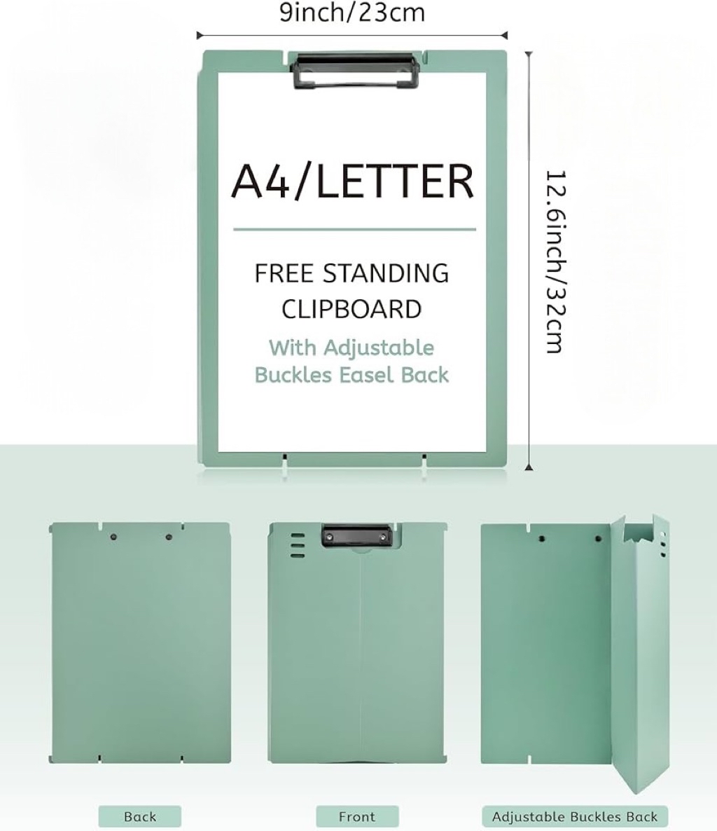 [MY STOCK] A4 Morandi Vertical Horizontal Plate Clamp Folder Lay-Open ...