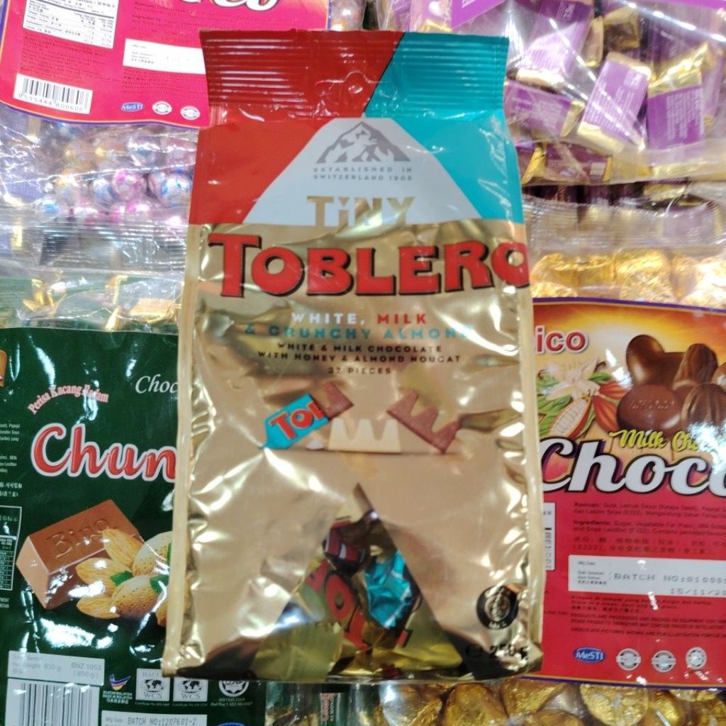 TOBLERONE TINY MINIS 256G(SWITZERLAND) | Shopee Malaysia