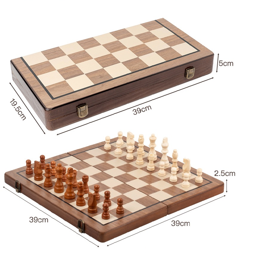 International Chess Double Queen 2 Queen Wooden chess with magnet big ...