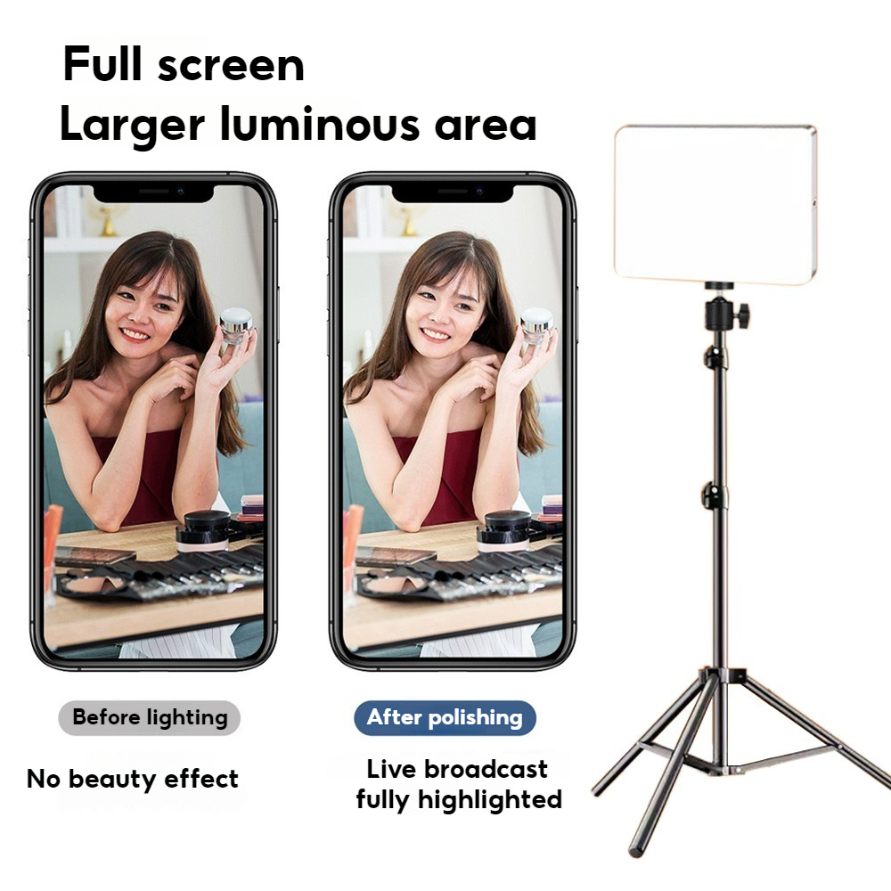 LED Fill Lamp Video Panel Light 2700k-5500k Photography Lighting Live Stream Photo Studio Light ...