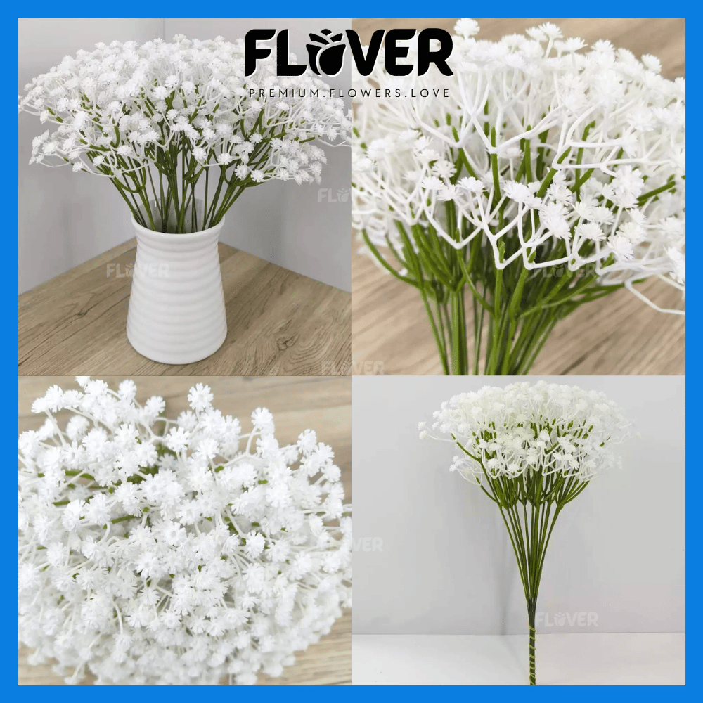 [1 Stalk] 65cm+108 Baby Breath Flowers | Gypsophila Paniculata ...