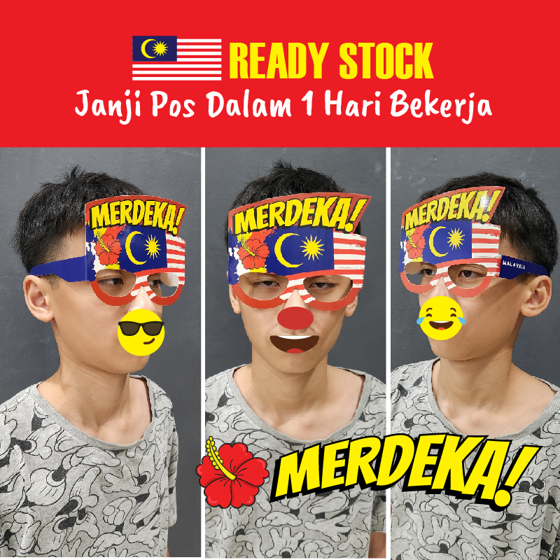 Topeng Muka Hari Merdeka | Hiasan Kepala Sambutan Hari Kebangsaan ...