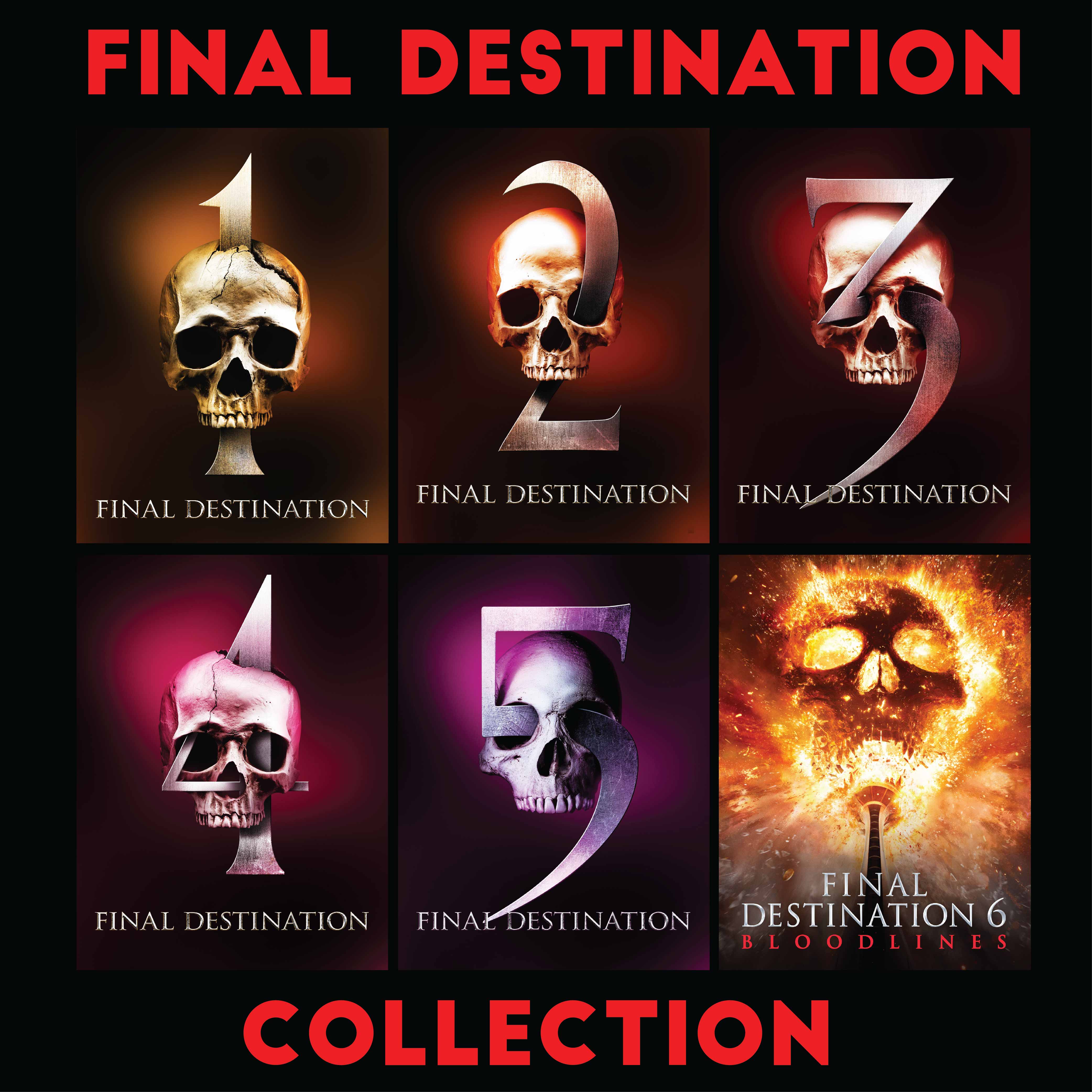 Final Destination Collection (1-6) Bluray | Horror | Shopee Malaysia