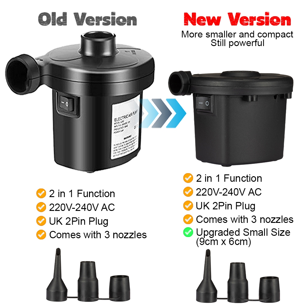 Portable Electric Air Pump (HT-196) : For Inflating & Deflating Pool ...