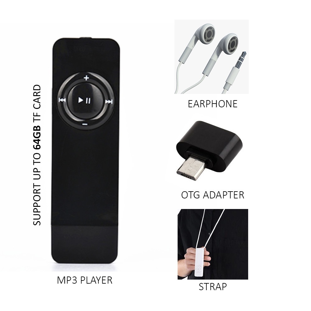 Student Mini MP3 Music Player | Portable Mp3 USB | Audio Walkman Gadget ...