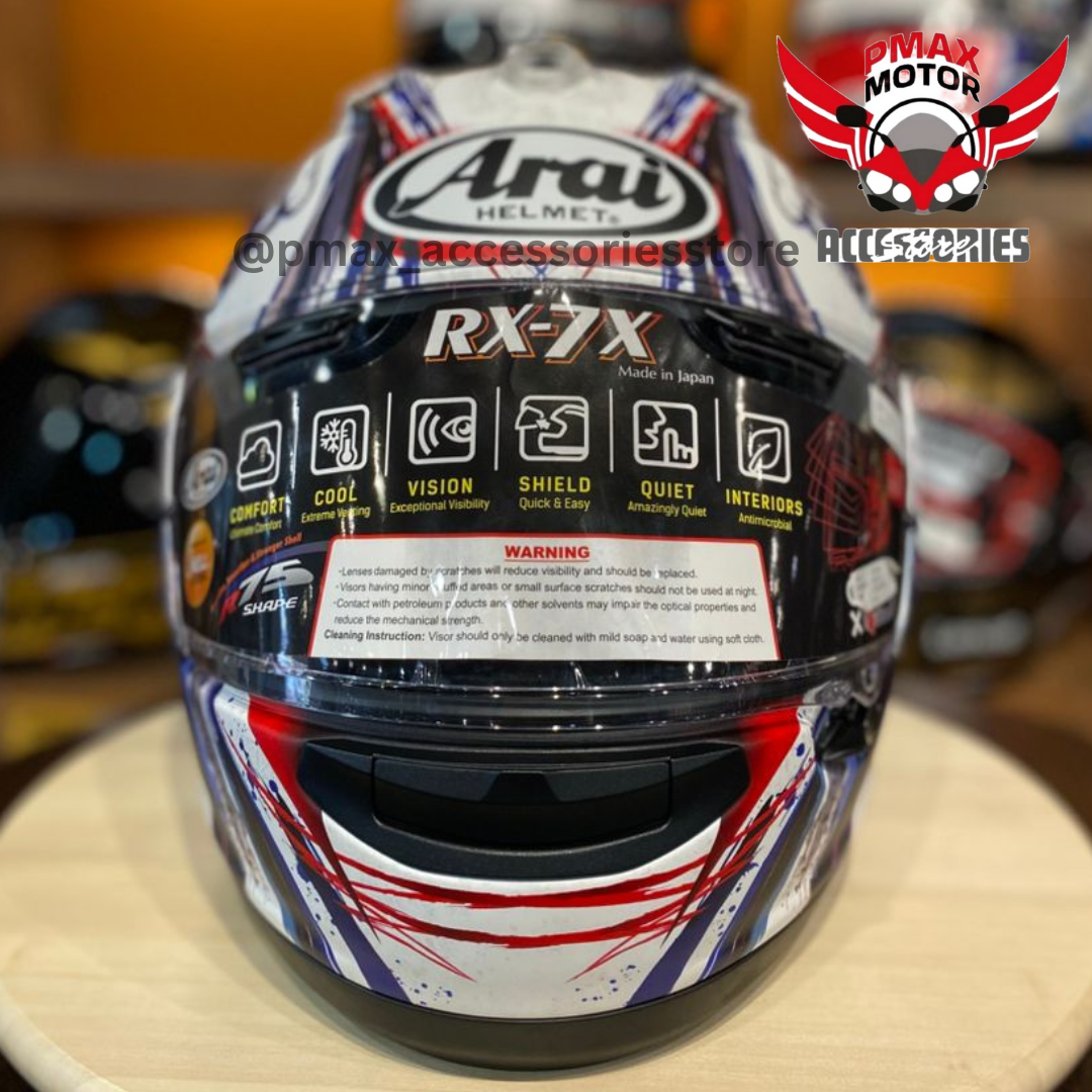 ARAI RX7X HELMET KIYONARI TRICO FROST 100% ORIGINAL MADE IN JAPAN FULL ...