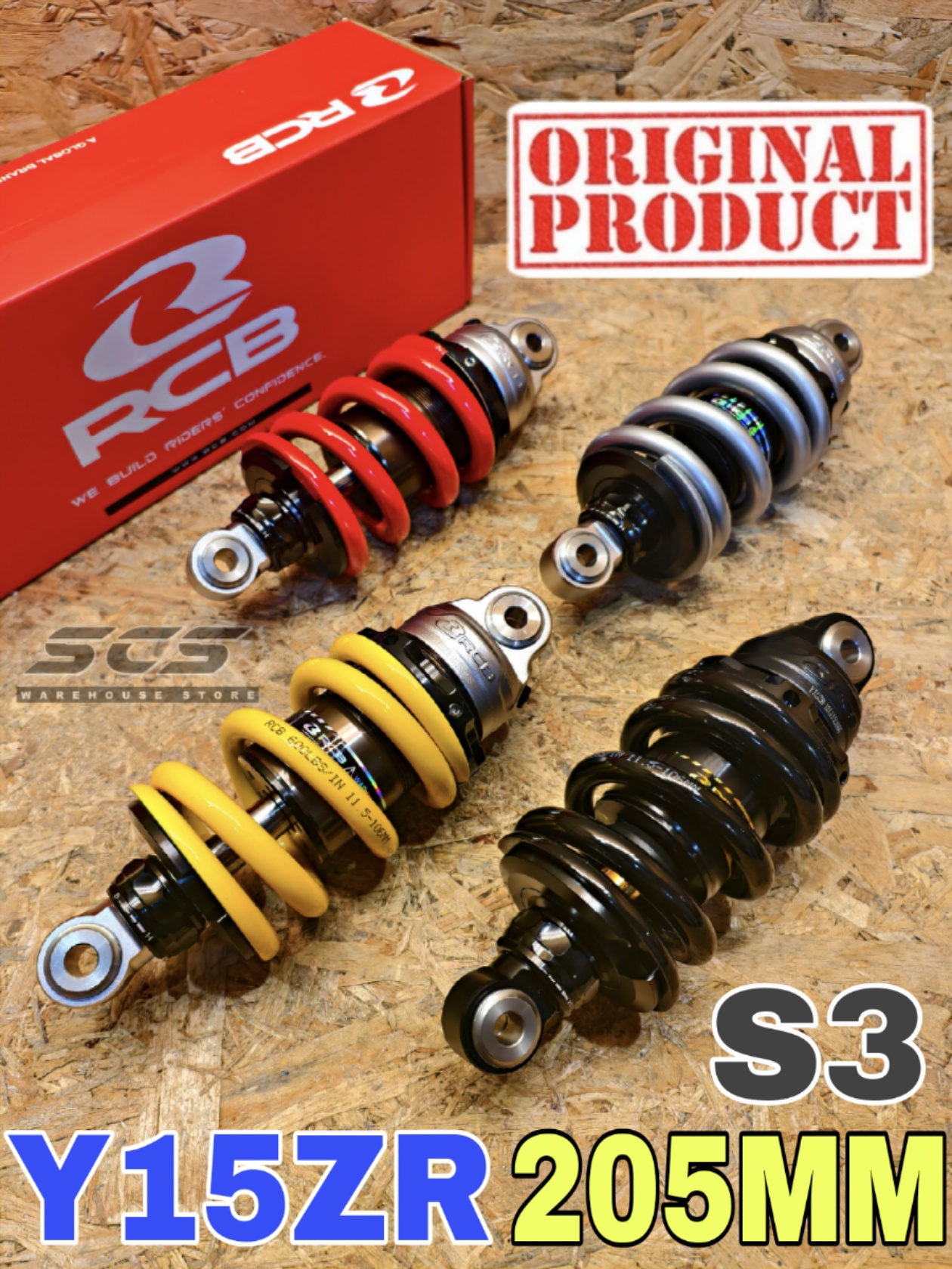 Y15ZR Monoshock RCB S3 Adjustable S3-Line Absorber Ysuku Y15 Yamaha ...