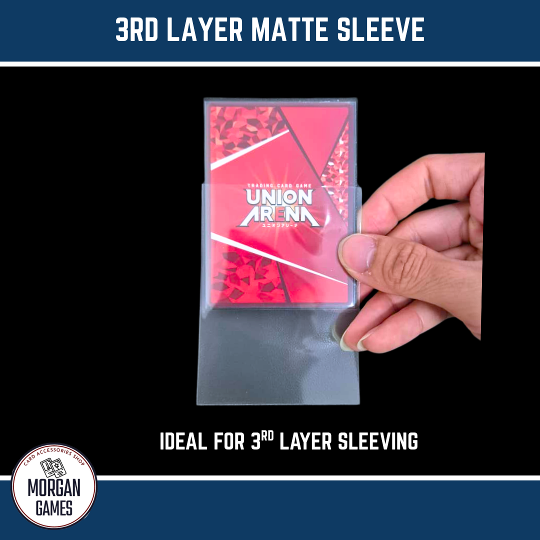 【Morgan Games】[Ready Stock] 60 Pieces Third Layer Morgan Matte Sleeve ...